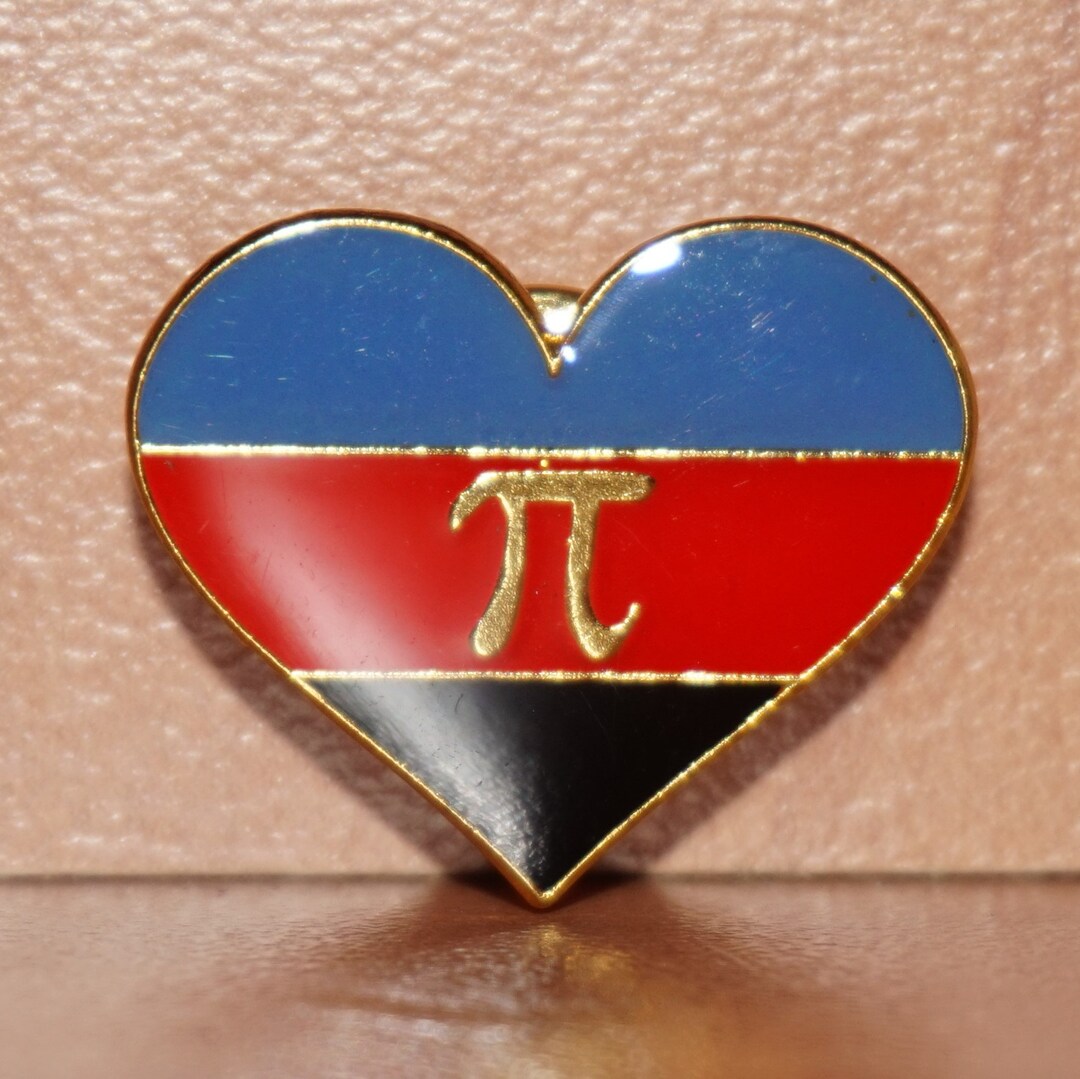 Polyamory Pride Heart Small Enamel Pin - Etsy