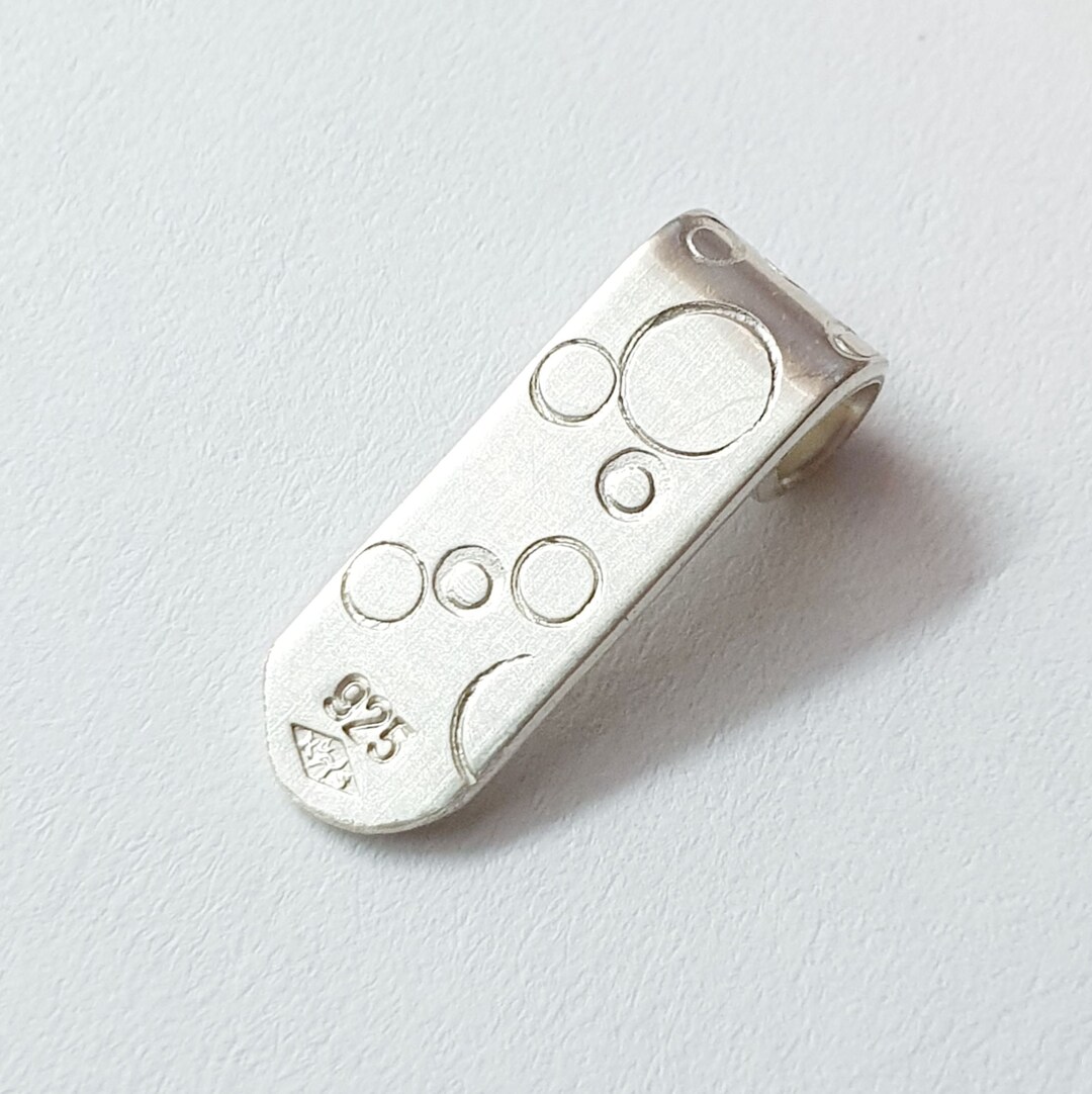 Handmade Sterling Silver Bail Perfect for Glass Fusing Bails, Polymer ...