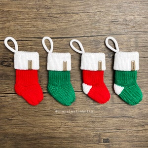 Mini Christmas Stockings! (PATTERN PDF for 22 Needle Addiexpress or ...