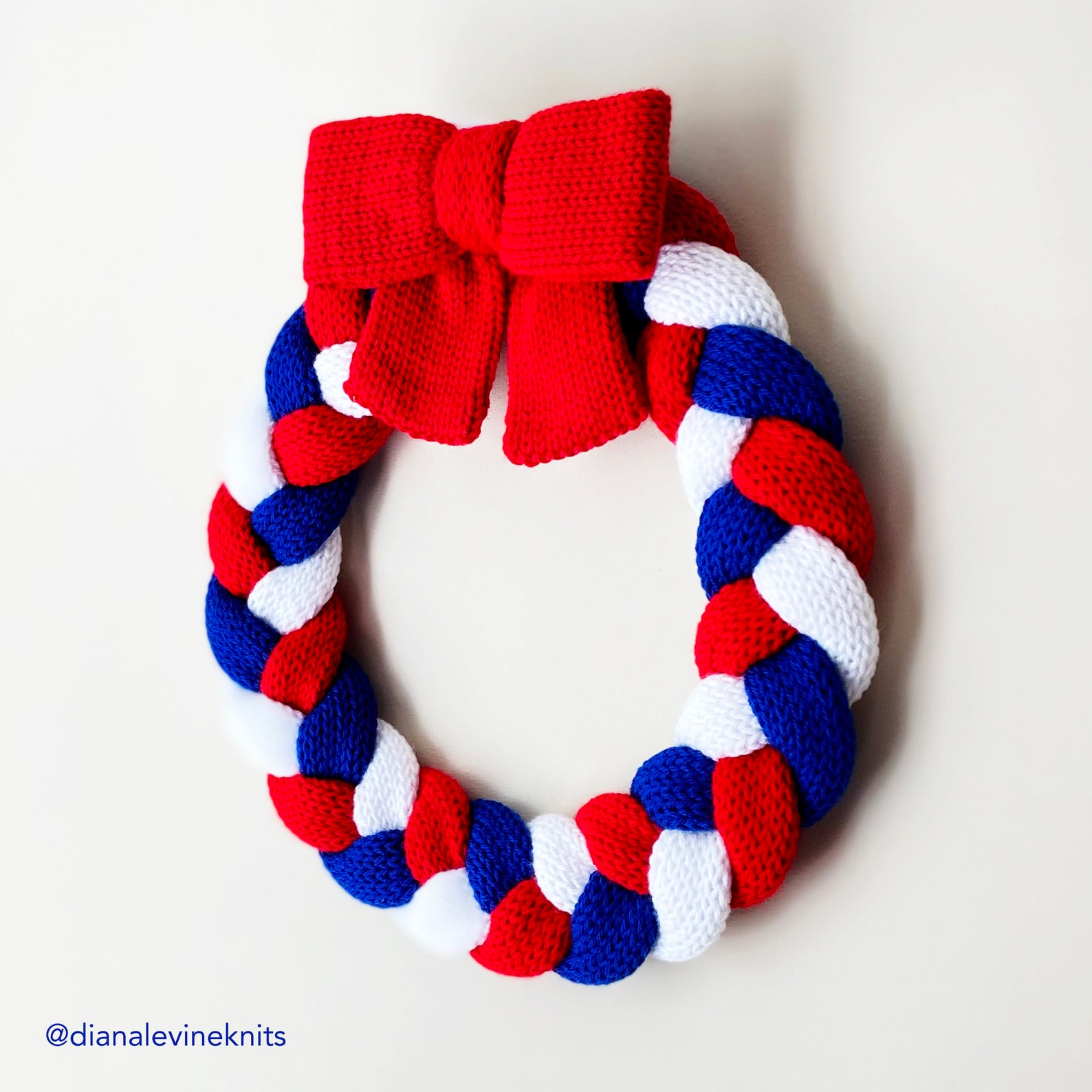 Christmas Wreath Circular Knitting Machine Pattern for Addi - Etsy