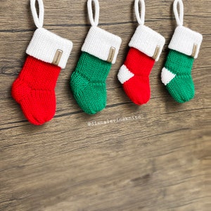 Mini Christmas Stockings! (PATTERN PDF for 22 Needle Addiexpress or ...