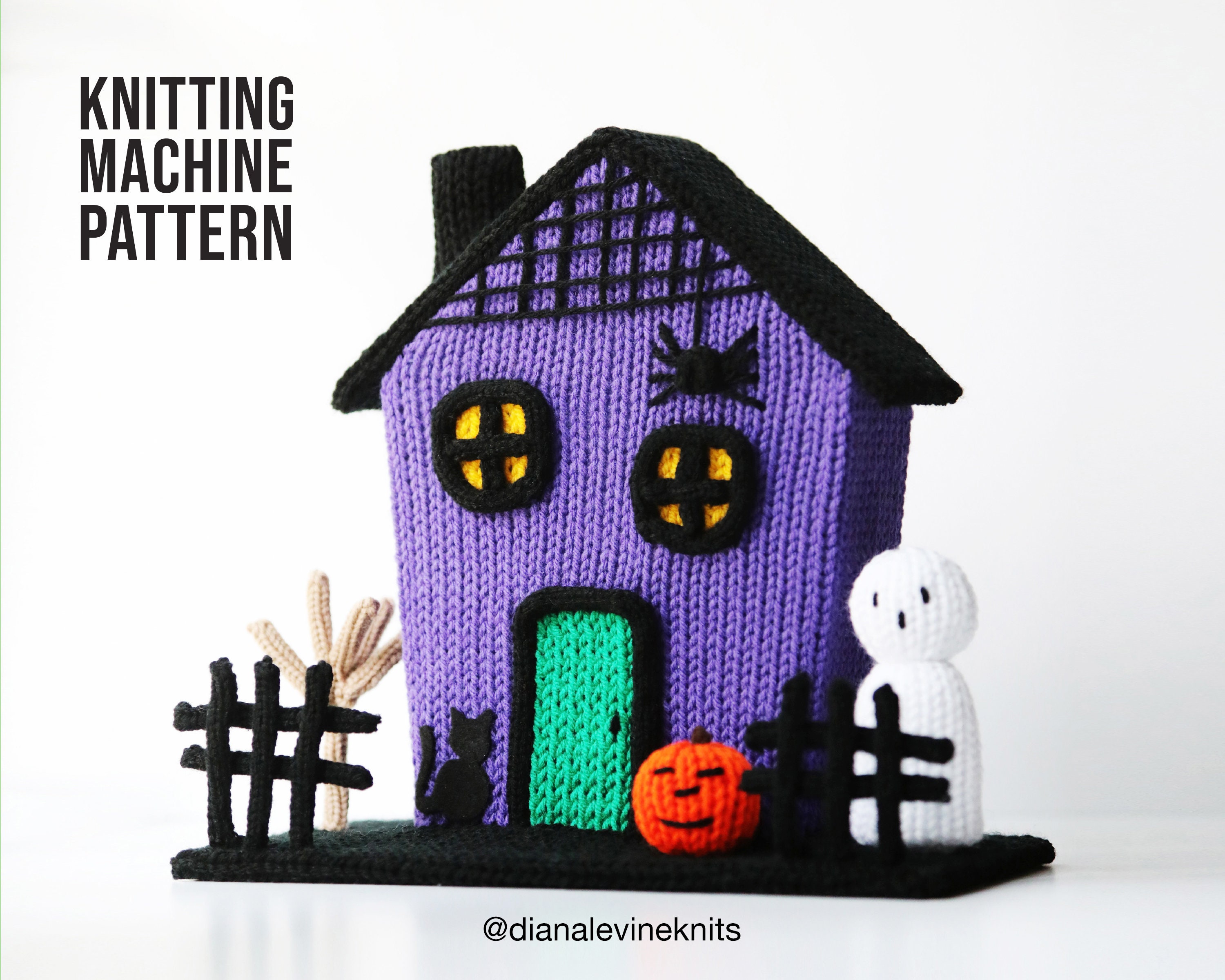 Halloween Haunted House PATTERN PDF for Addiexpress Kingsize - Etsy
