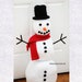 Life-size Snowman! (2.5' Tall) PATTERN PDF for 46/48 and 22 Needle ...
