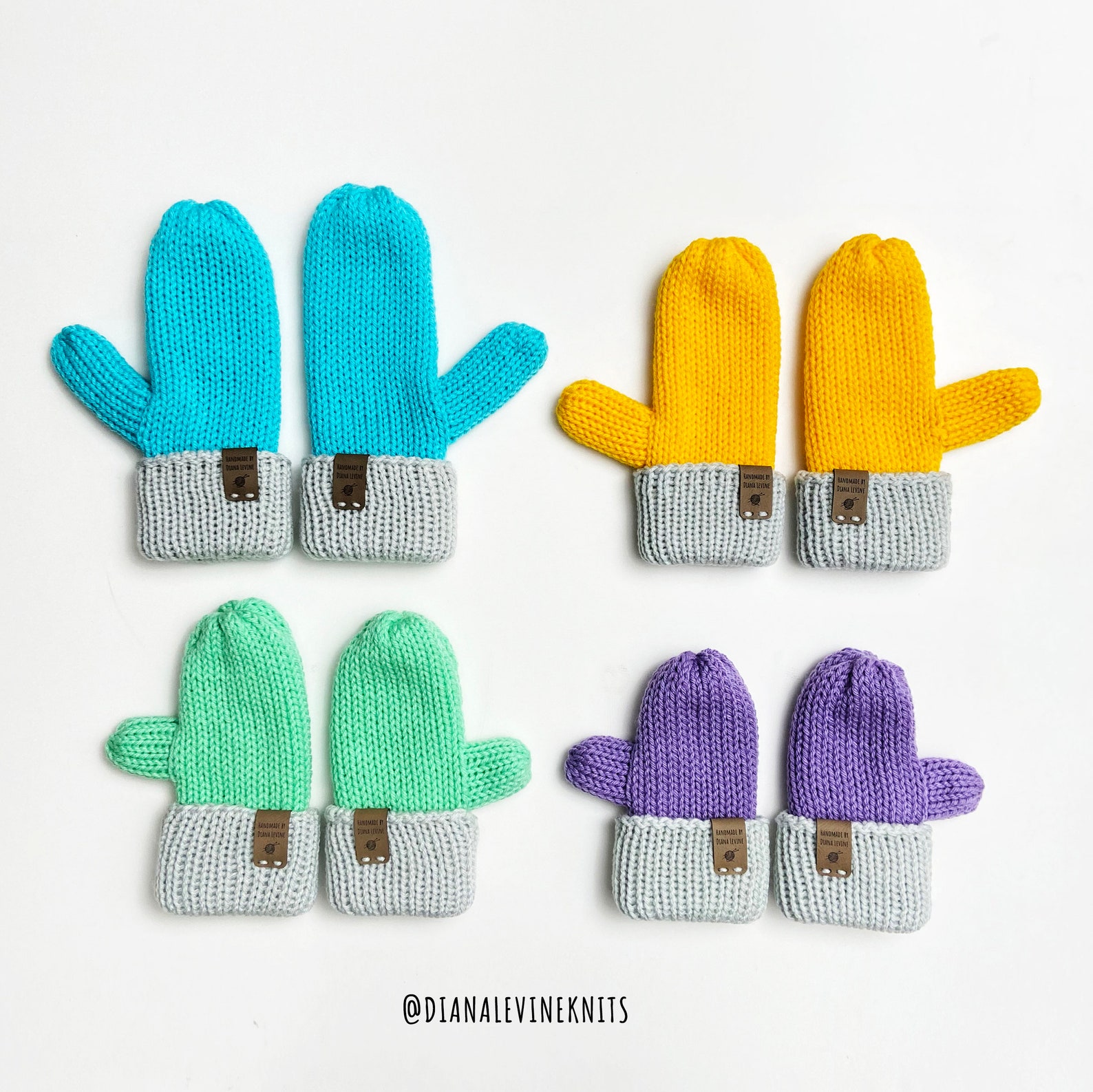 Family-sized Knitting Machine Mittens addiexpress or Sentro Circular ...