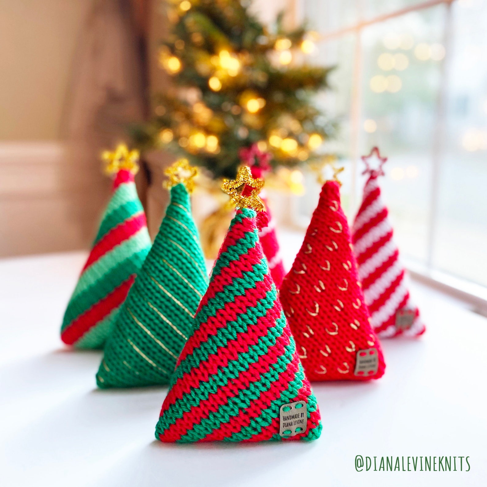 Mini Christmas Trees! (circular Knitting Machine Pattern for ...
