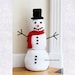 Life-size Snowman! (2.5' Tall) PATTERN PDF for 46/48 and 22 Needle ...