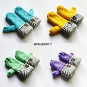 Family-sized Knitting Machine Mittens! (addiexpress or Sentro Circular ...
