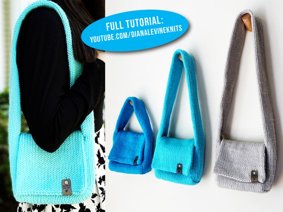 Small Messenger Bag Pattern (circular Knitting Machine) - Etsy