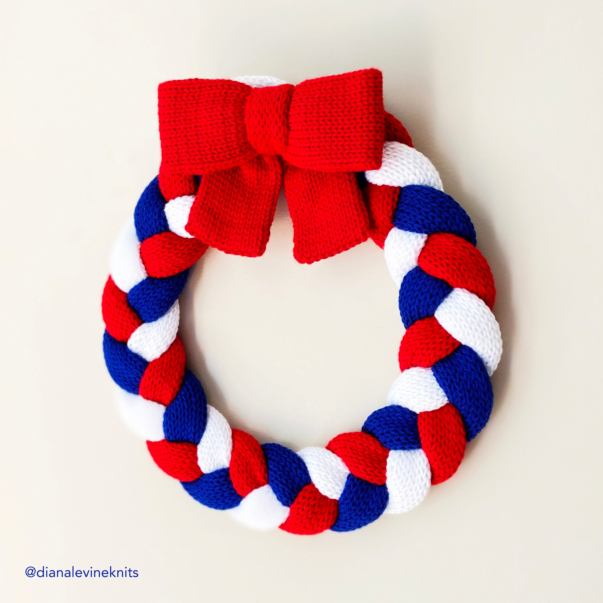 Christmas Wreath Circular Knitting Machine Pattern for Addi - Etsy