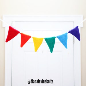 Triangle Flag Banners ((circular Knitting Machine Pattern for Addi ...