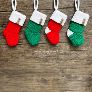 Mini Christmas Stockings! (PATTERN PDF for 22 Needle Addiexpress or ...