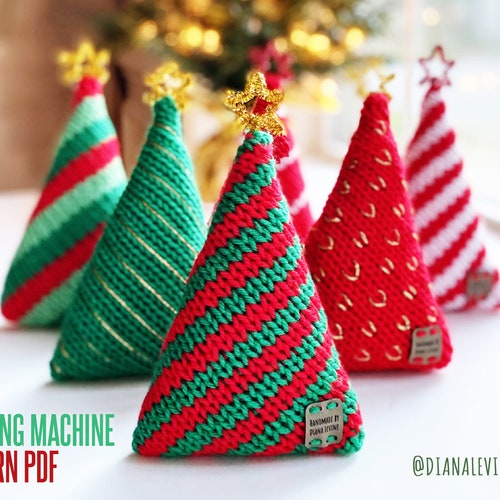Christmas Wreath Circular Knitting Machine Pattern for Addi - Etsy