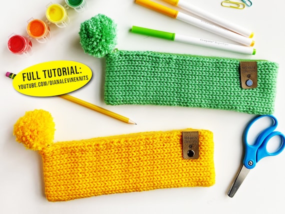 Pencil Case Knitting Pattern knitting Machine - Etsy