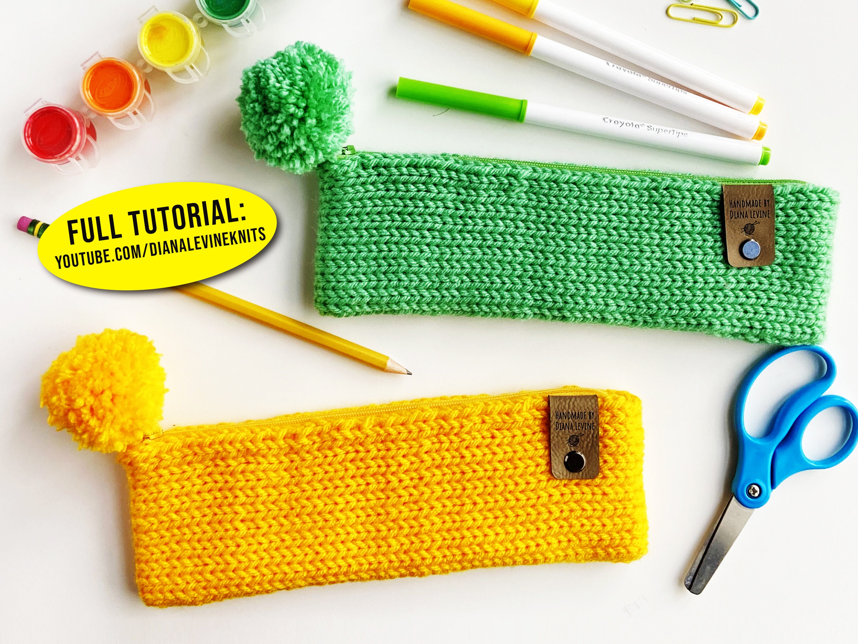 Pencil Case Knitting Pattern knitting Machine - Etsy