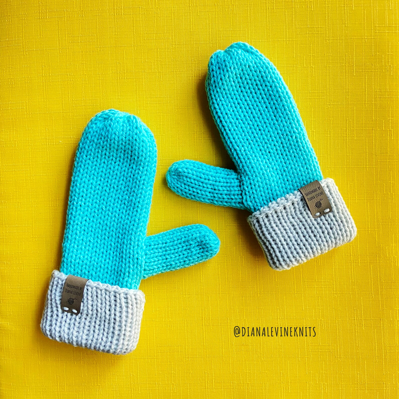 Family-sized Knitting Machine Mittens addiexpress or Sentro Circular ...