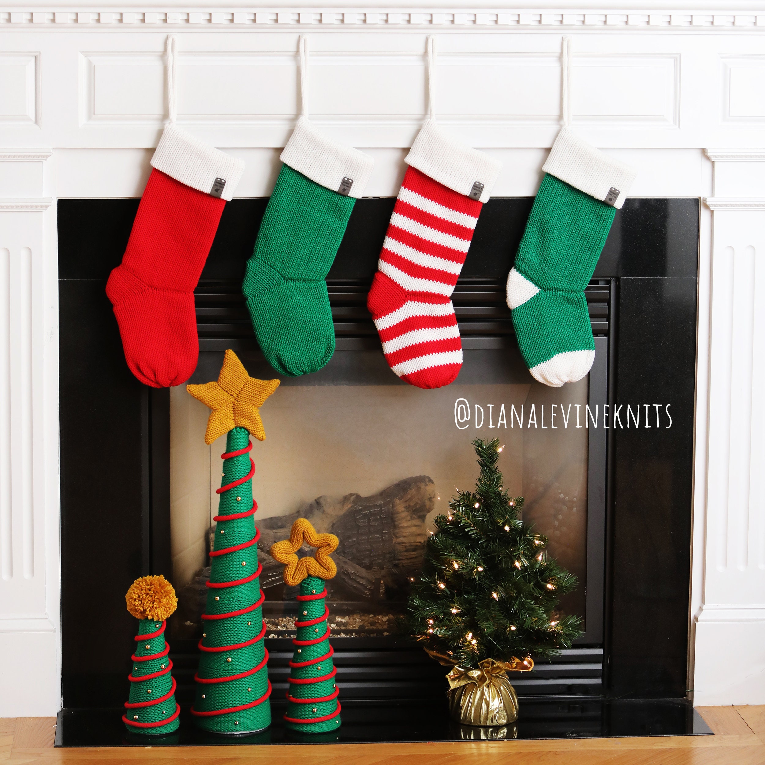 Christmas Stockings! (circular Knitting Machine Pattern for Addi ...