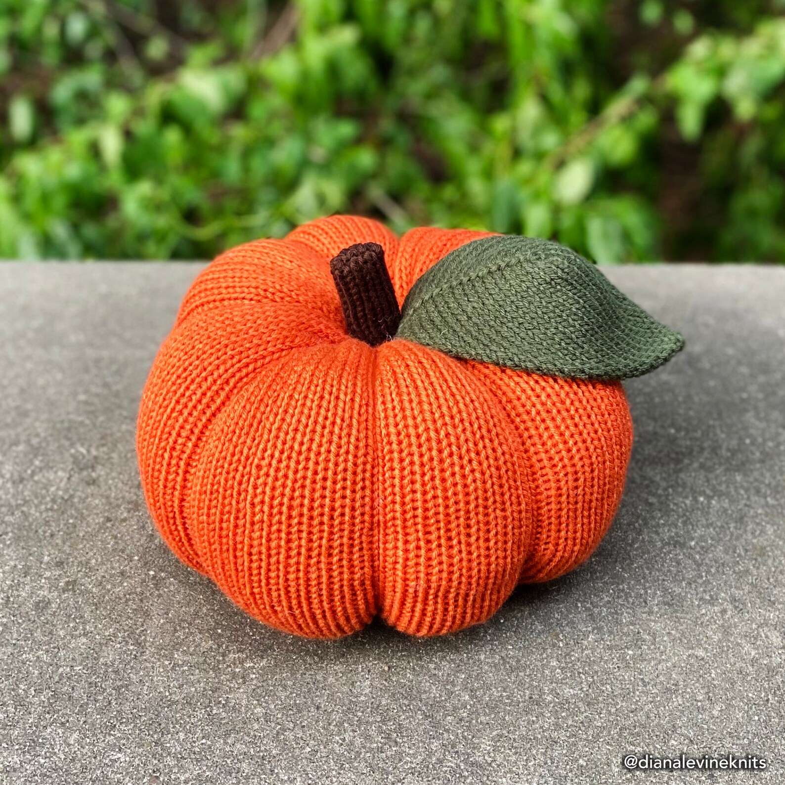 Large Pumpkin & Leaf PATTERN PDF for 22 40 and 46/48 Needle - Etsy