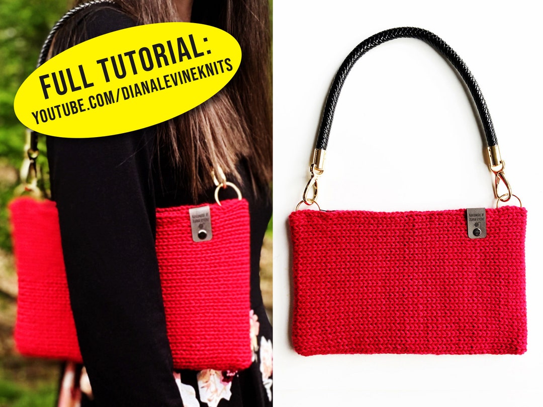 Shoulder Purse [knitting Machine Pattern] - Etsy