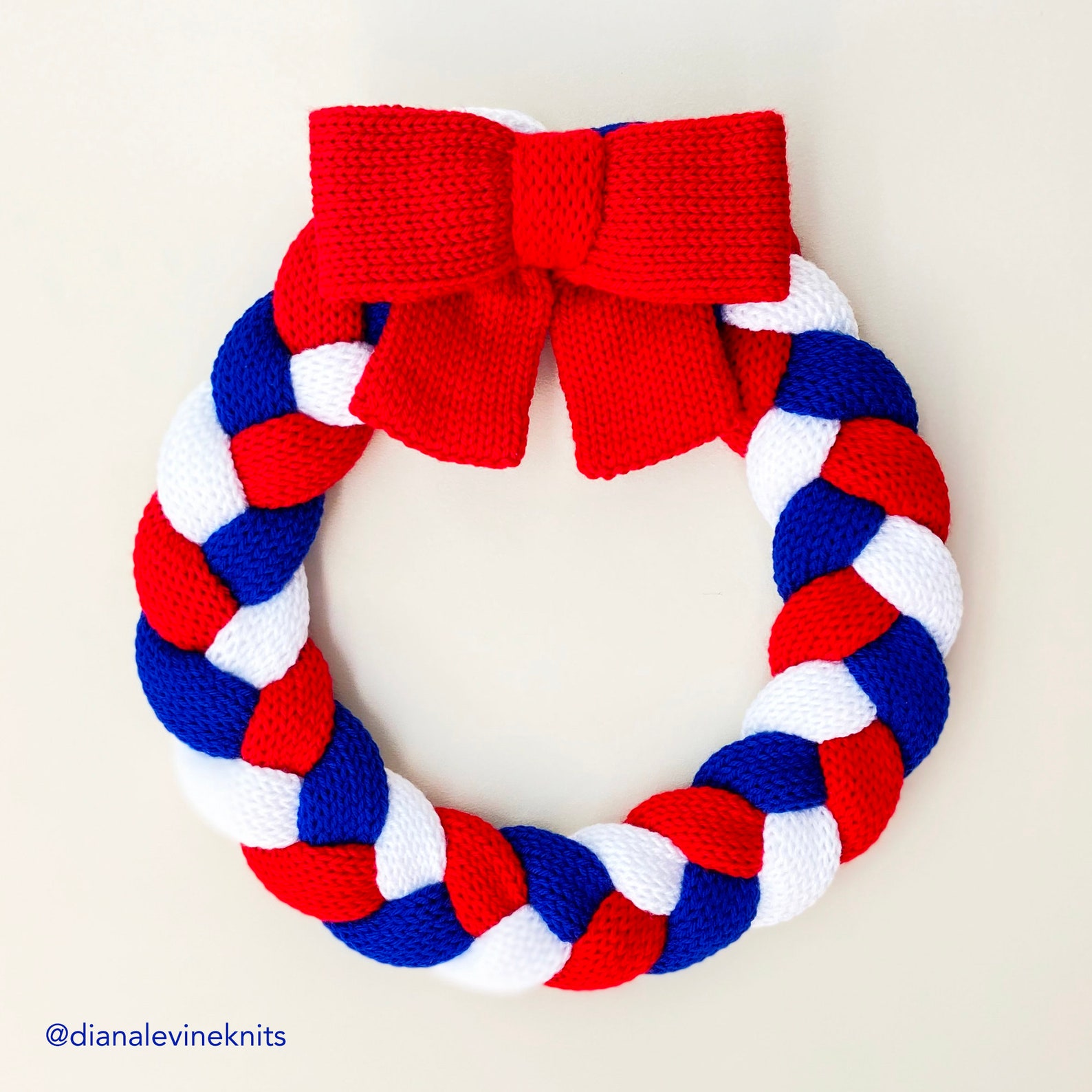 Christmas Wreath Circular Knitting Machine Pattern for Addi - Etsy