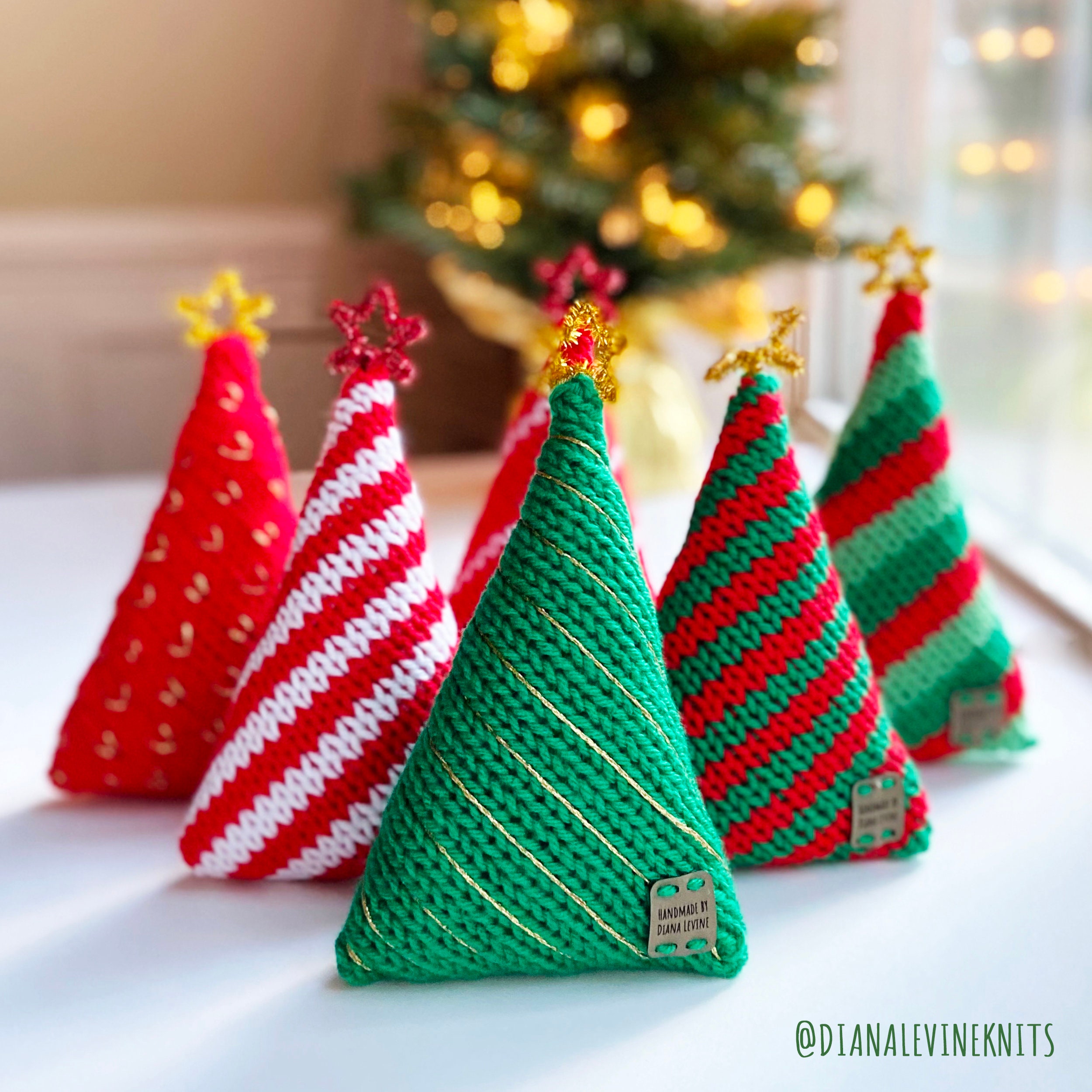 Mini Christmas Trees! (circular Knitting Machine Pattern for ...