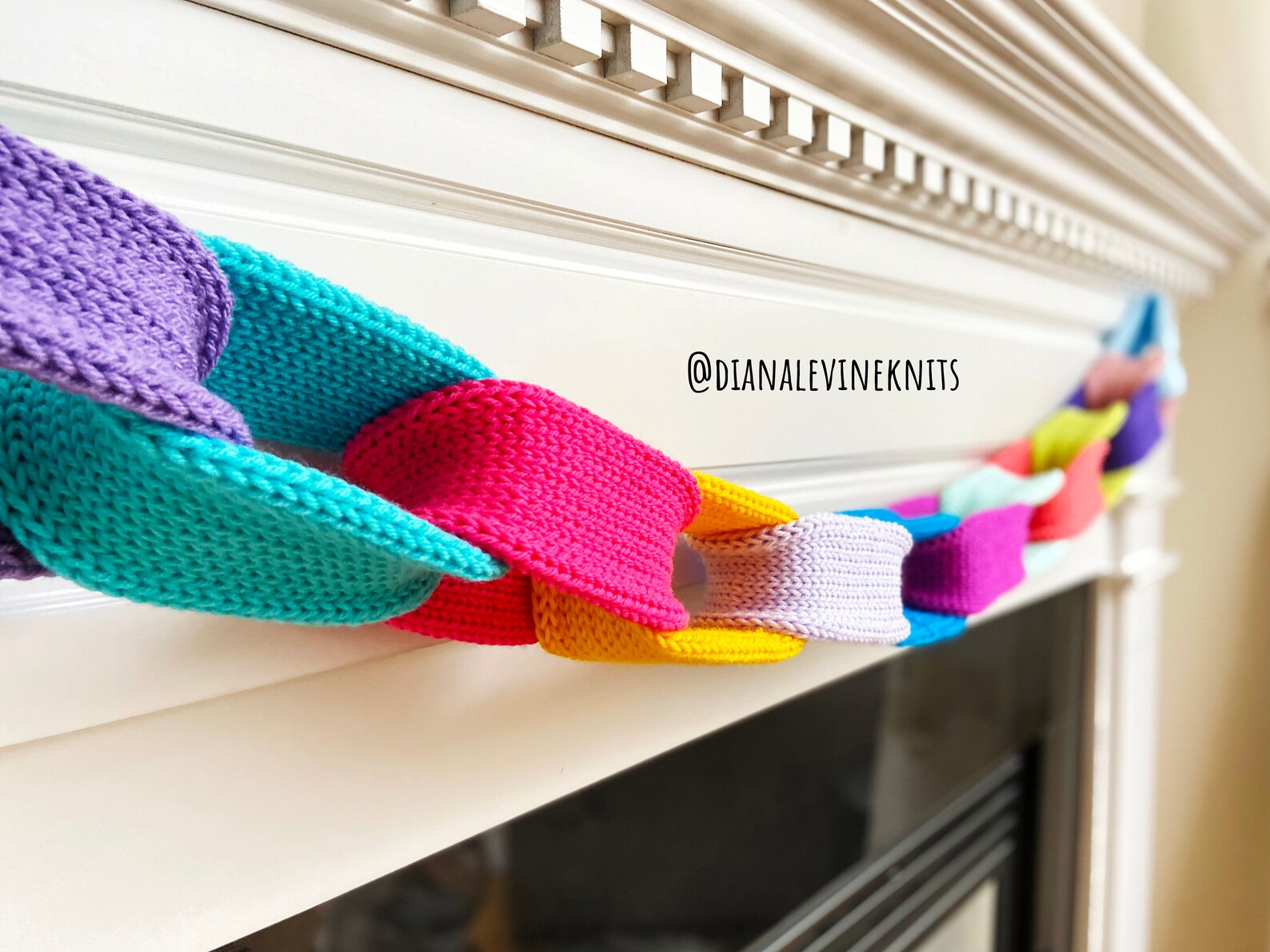Chain-link Wall Garland PATTERN for 22 Needle Addiexpress or - Etsy