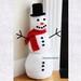 Life-size Snowman! (2.5' Tall) PATTERN PDF for 46/48 and 22 Needle ...