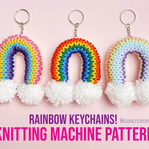 Knitting Machine Donut Keychains PATTERN PDF for 40 Needle - Etsy