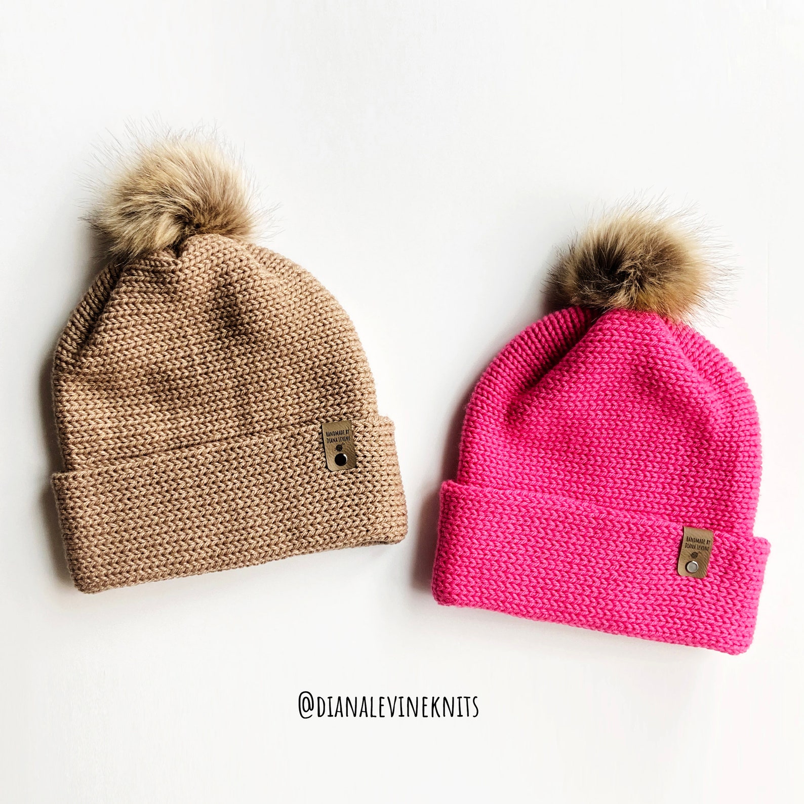 Horizontal Stitch Hats PATTERN PDF for Addi Express Kingsize - Etsy