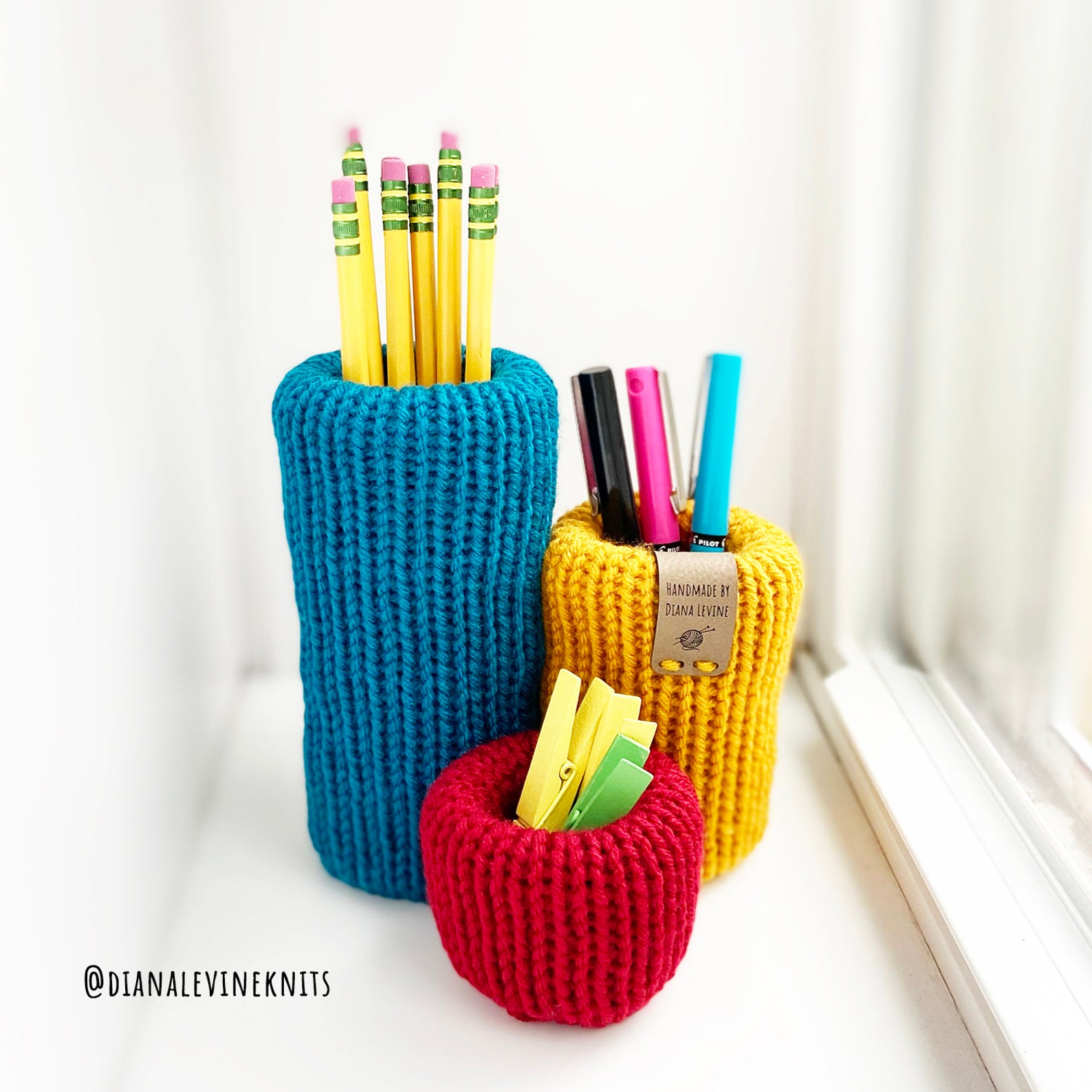 Pencil Holders knitting Machine Pattern for 22 Needle - Etsy