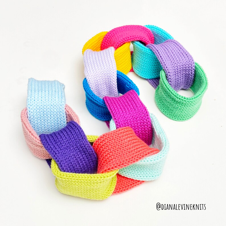 Chain-link Wall Garland PATTERN for 22 Needle Addiexpress or - Etsy