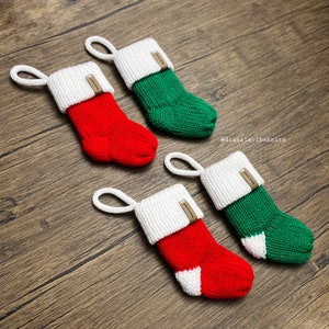 Mini Christmas Stockings! (PATTERN PDF for 22 Needle Addiexpress or ...