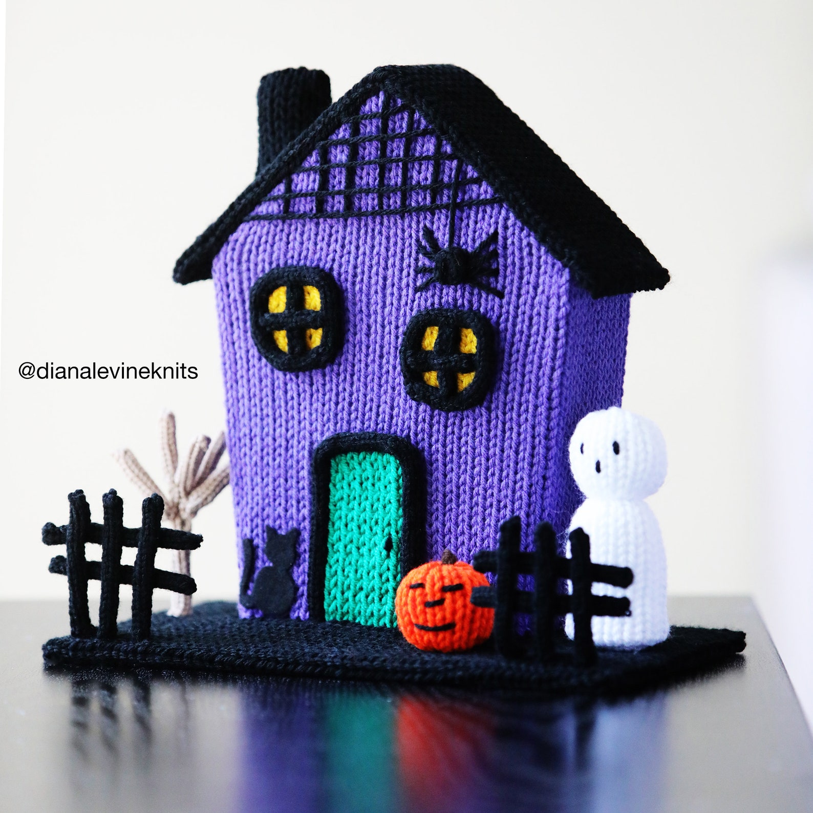 Halloween Haunted House! (PATTERN PDF for Addiexpress Kingsize Knitting ...