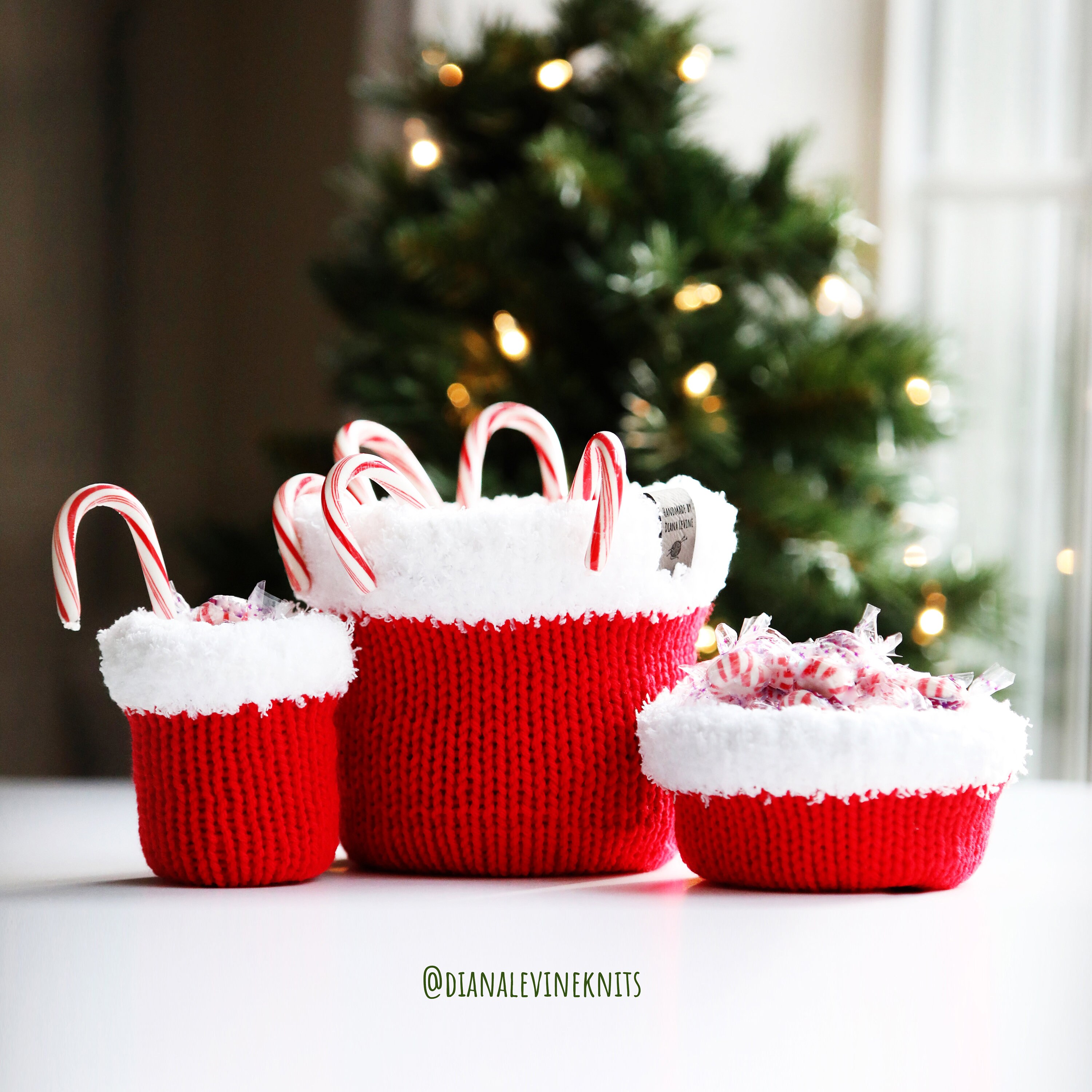 Christmas Bowls PATTERN for Addi Express and Sentro 22 40 | Etsy