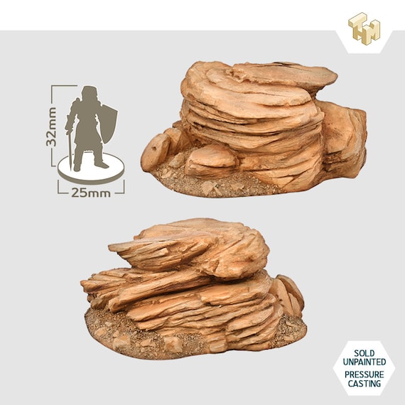 Desert Rocks High Quality Resin Model - Etsy