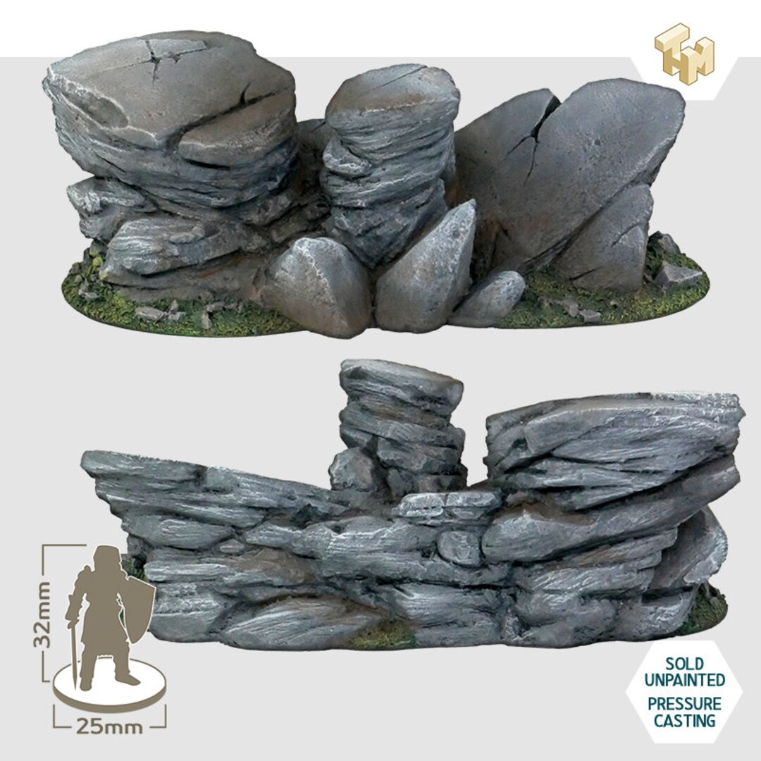 Large Rocks - High Quality Resin Model - Etsy