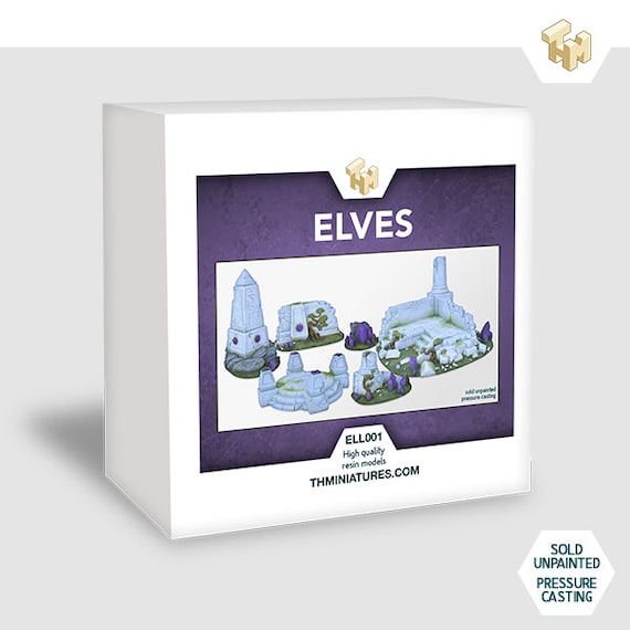 Elves High Quality Resin Model | Etsy