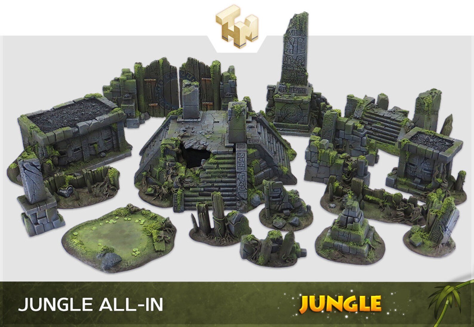 Jungle Starter Set 17 High Quality Resin Model - Etsy UK
