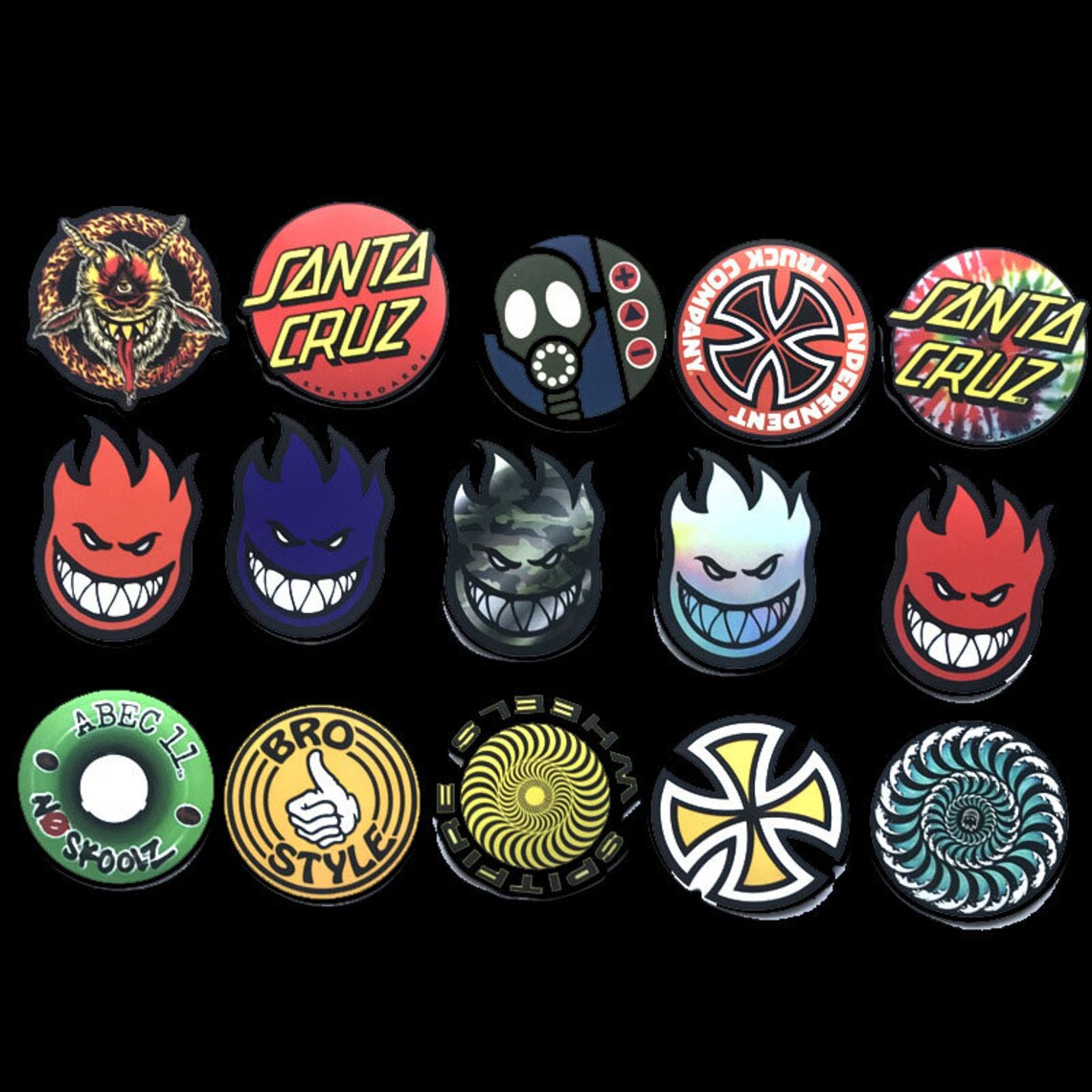 100 PCS Spitfire Stickers Skate Logo Stickers Pack Waterproof | Etsy