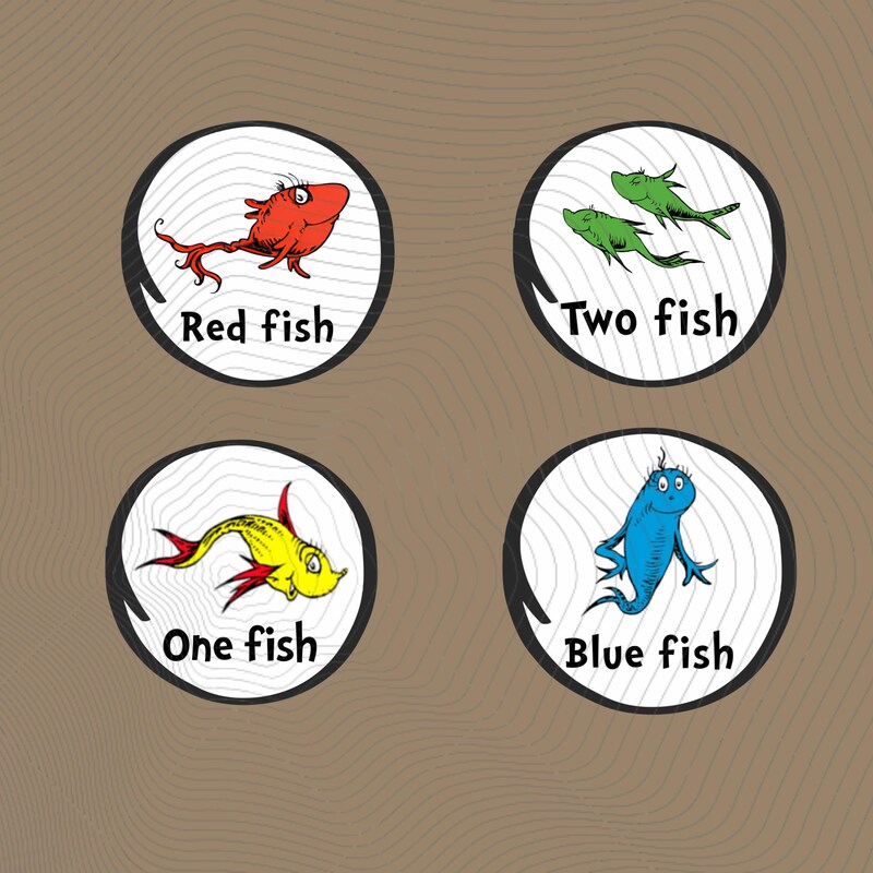 Red Fish Blue Fish - Etsy