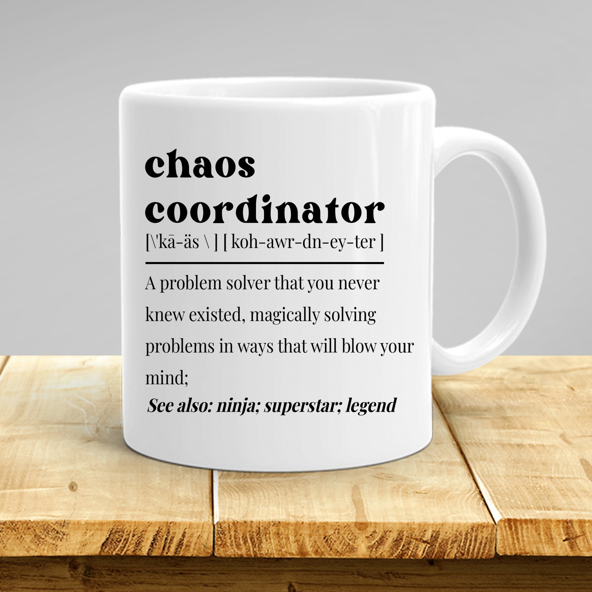 Chaos Coordinator, Boss Mug,funny Boss Day Gift,office Manager ...