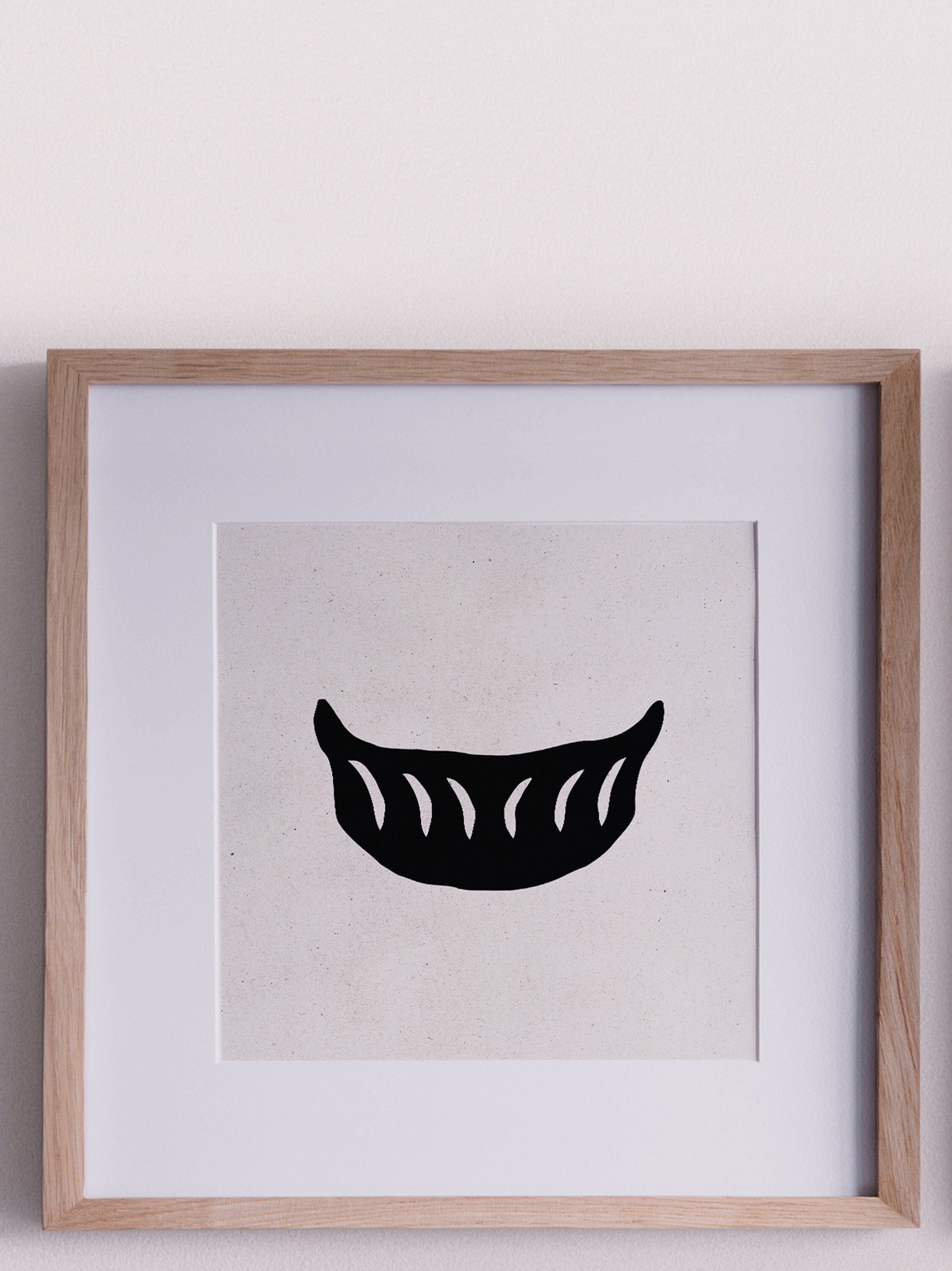 Digital Printable Posters Bundle Chinese Dumplings Minimalist Black and ...