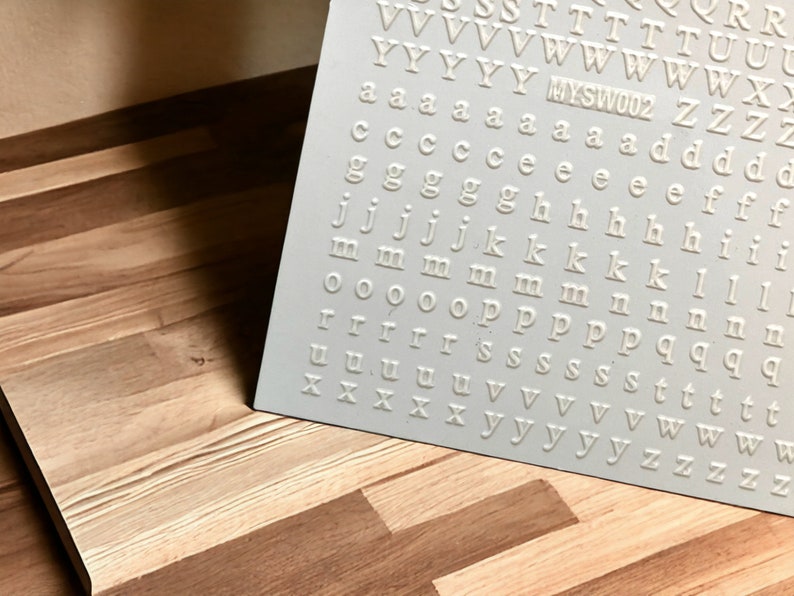 White Letters Sticker, White Alphabet Sticker, White Letters Nail ...