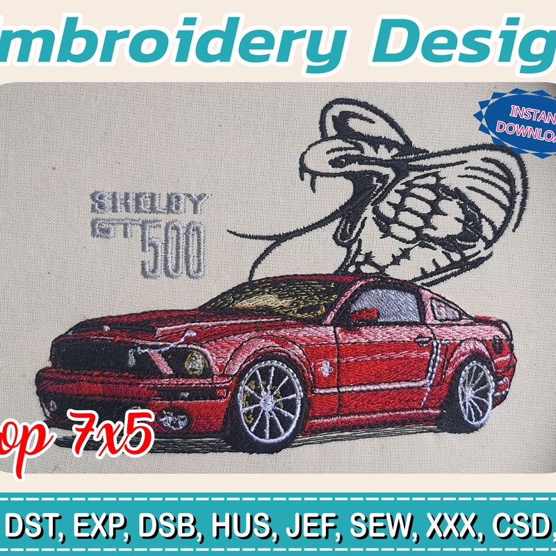 Mustang Embroidery - Etsy