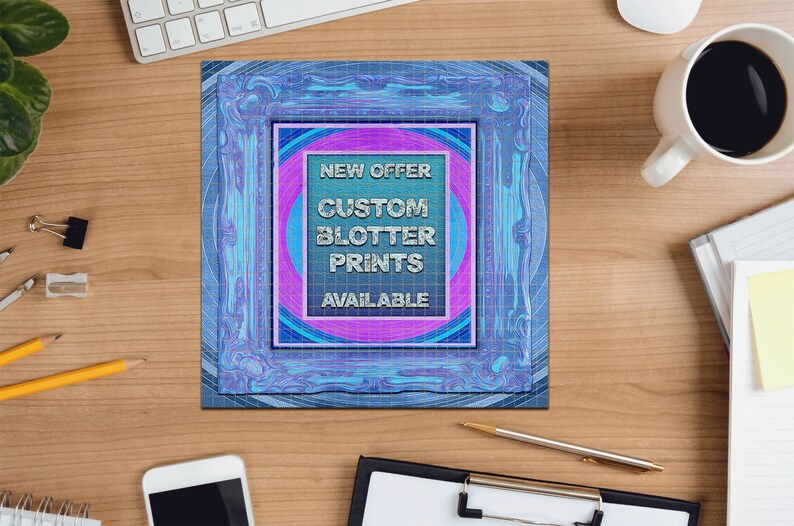 CUSTOM BLOTTER ART: the Only Limitation, is Your Imagination - Etsy