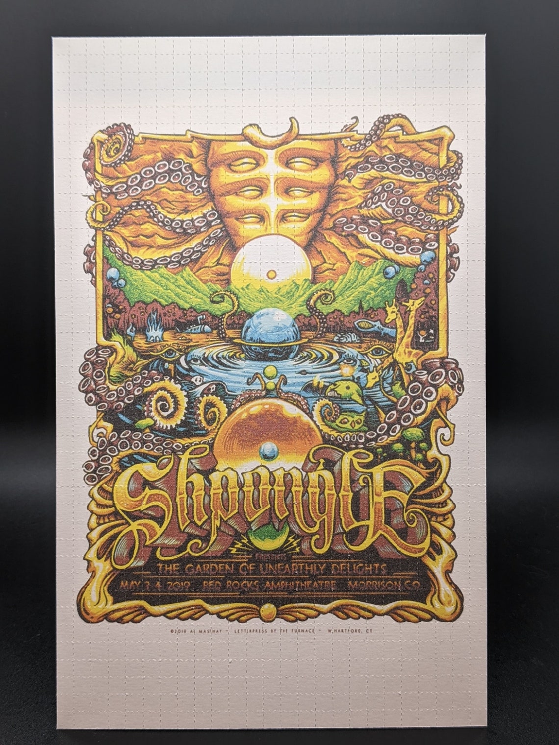 Shpongle Red Rocks Double Sided Blotter Art | Etsy