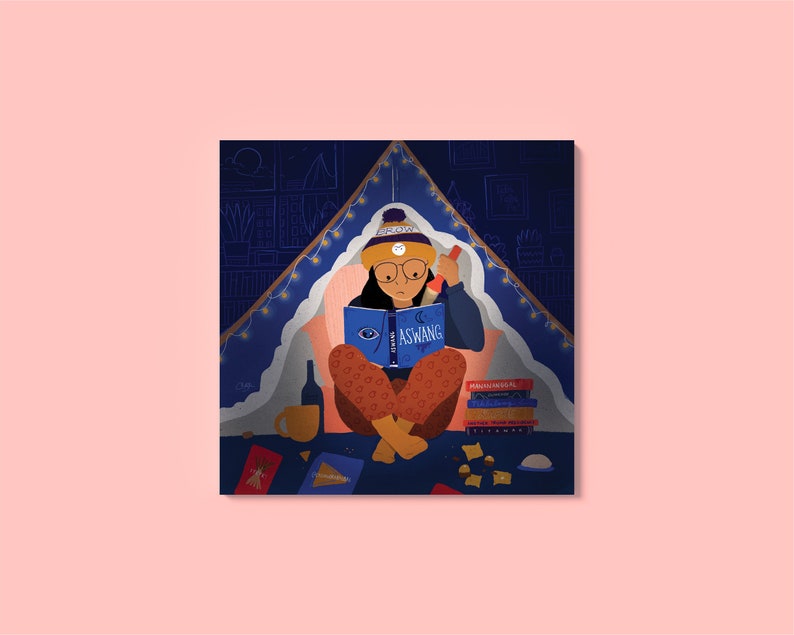 Reading Filipino Mythology aswang Print - Etsy