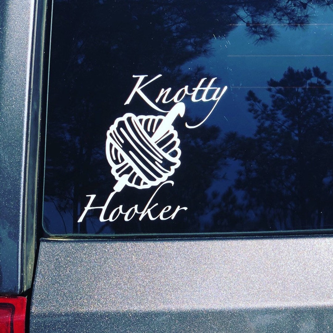 Knotty Hooker Decal - Etsy