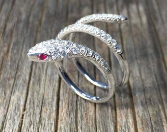Snake Party Ring - Etsy
