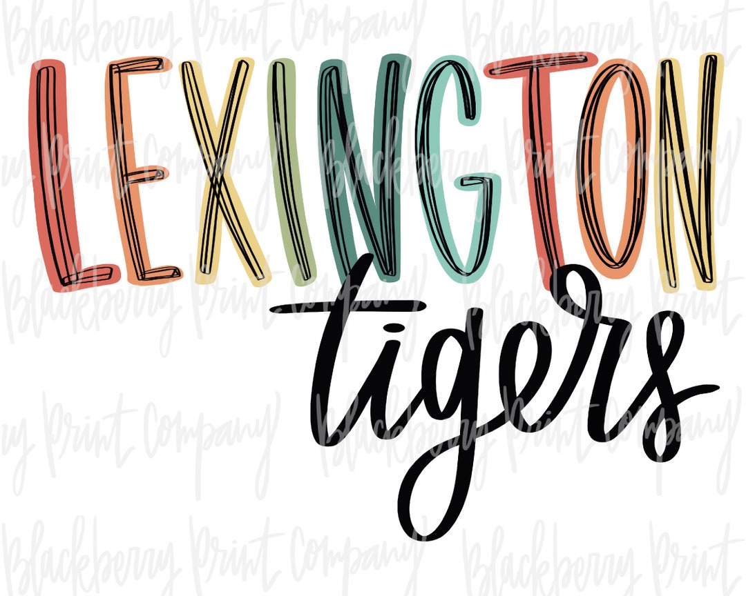 Lexington Tigers PNG Sublimation Digital Download - Etsy