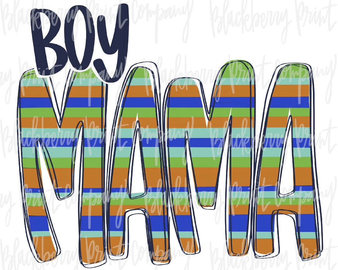 Boy Mama PNG Hand Lettered Sublimation Digital Download - Etsy
